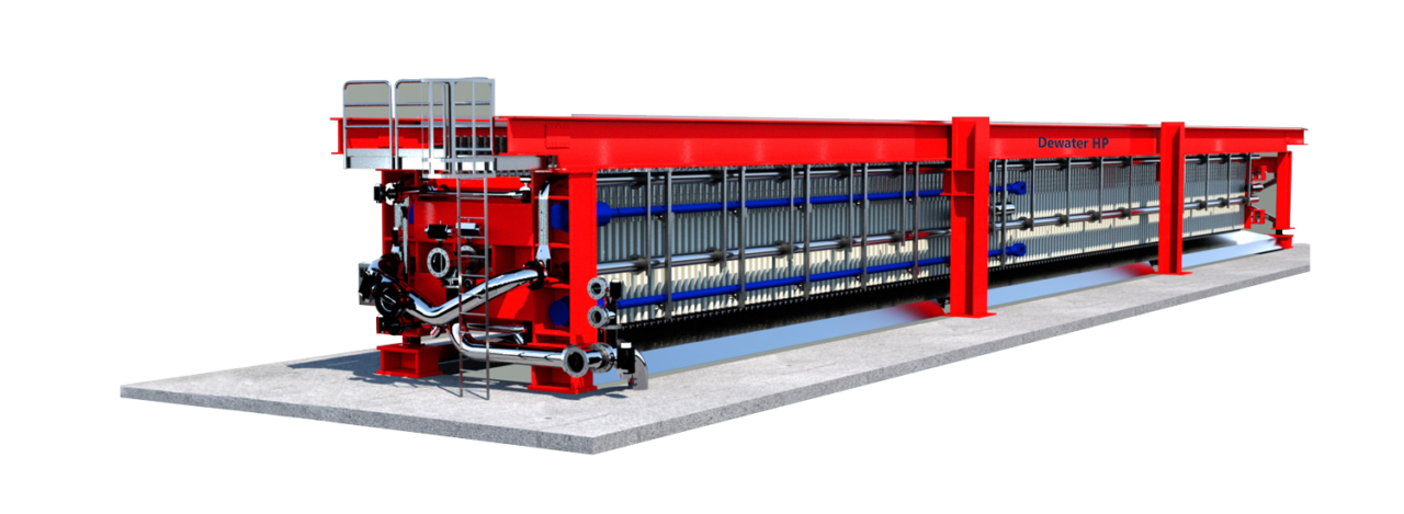 Dewater HP 4X4 | Dewater Filter Press – RELIABLE DEWATERING SOLUTIONS