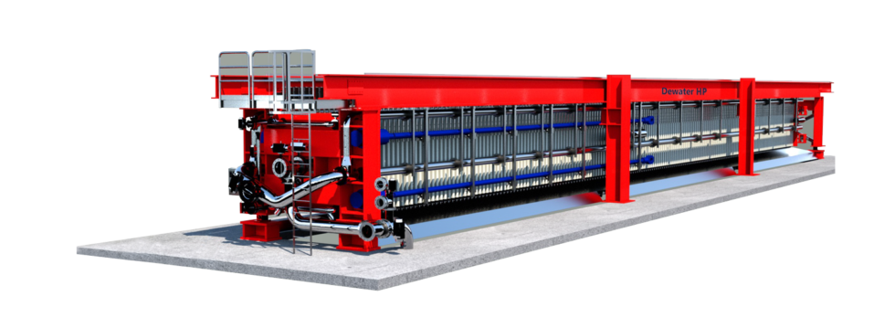 Dewater HP 4X4 | Dewater Filter Press – RELIABLE DEWATERING SOLUTIONS